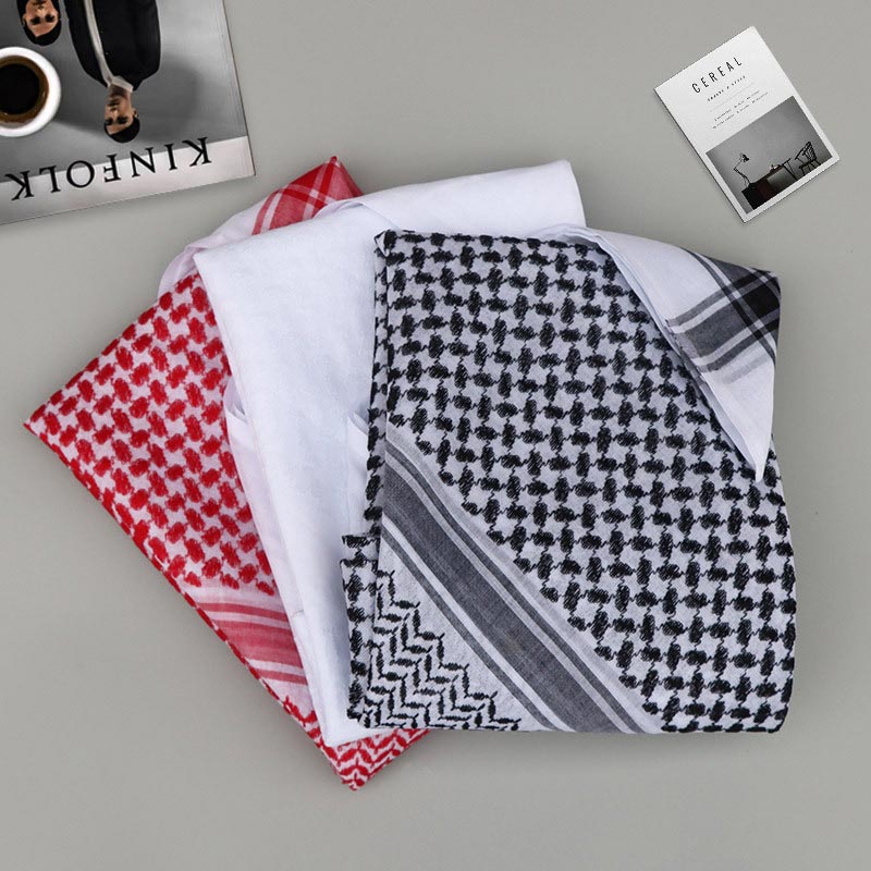Polyester Shemagh White Shemagh Yashmagh - Polyester Yashmagh - Songsie ...